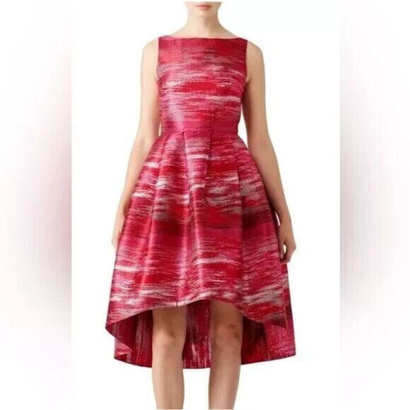 mason hosker | Dresses | Mason Hosker Red Raiah Dress High Low Fit ...
